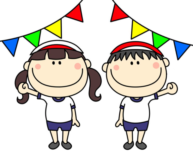 運動会イラストのフリー素材 フリーイラストの「かくぬる素材工房」